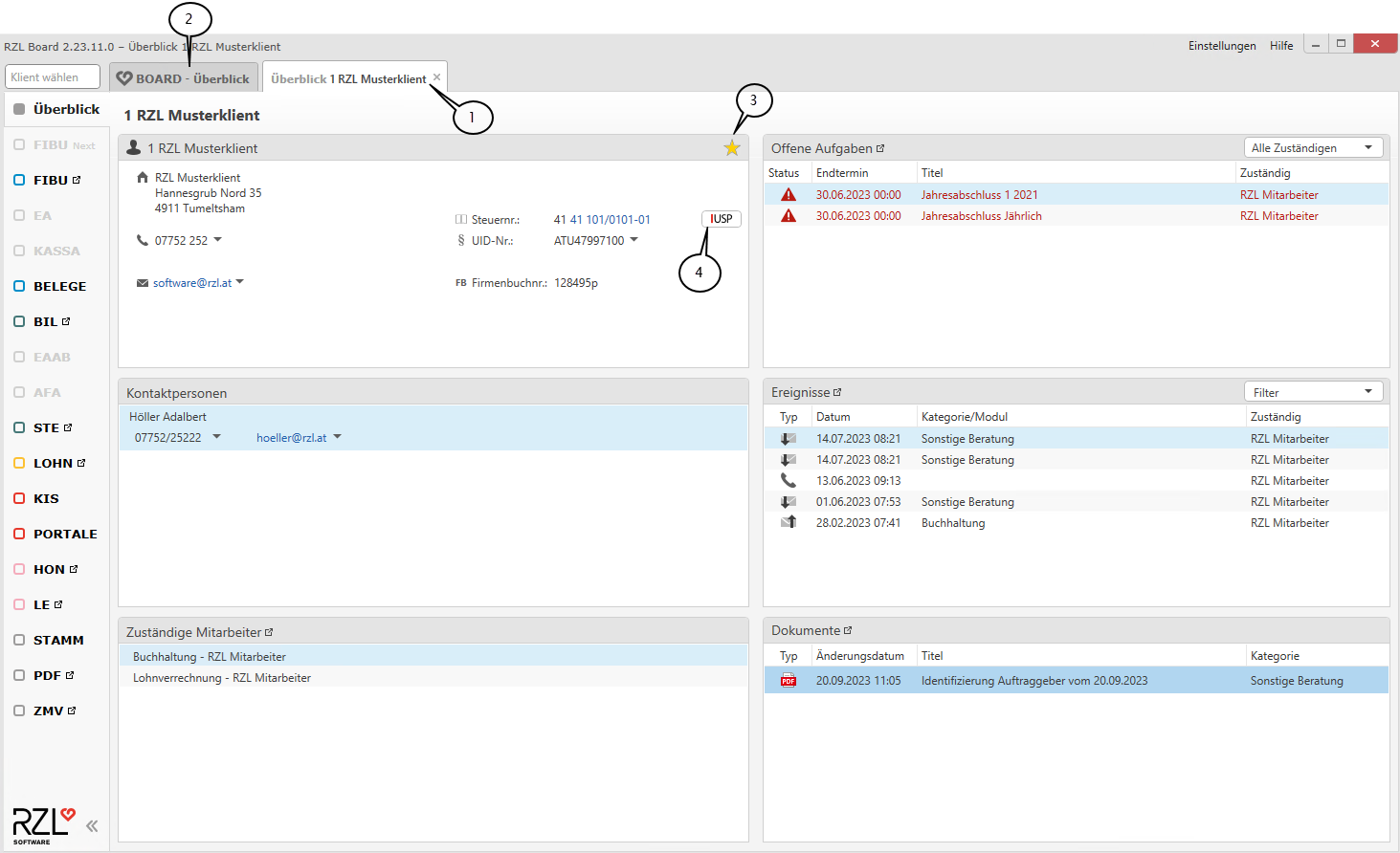 Allgemeines - RZL Online Hilfe