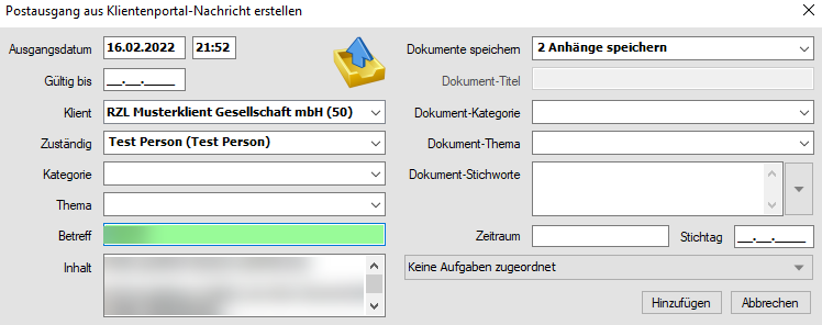 Klientenportal - RZL Online Hilfe