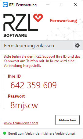 Hilfe - RZL Online Hilfe