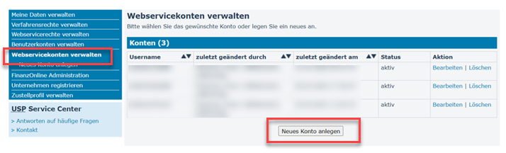WEBEKU Webservice - RZL Online Hilfe
