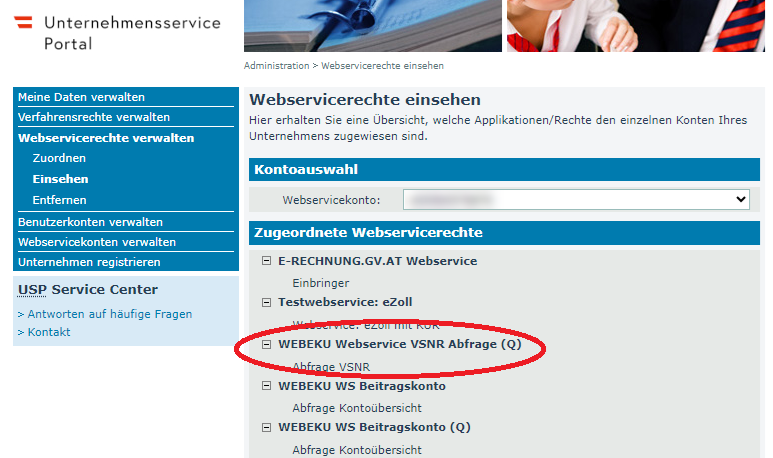 WEBEKU Webservice - RZL Online Hilfe