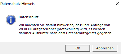 WEBEKU Webservice - RZL Online Hilfe