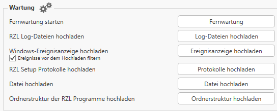 Verwaltung - RZL Online Hilfe