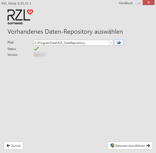 Installation - RZL Online Hilfe