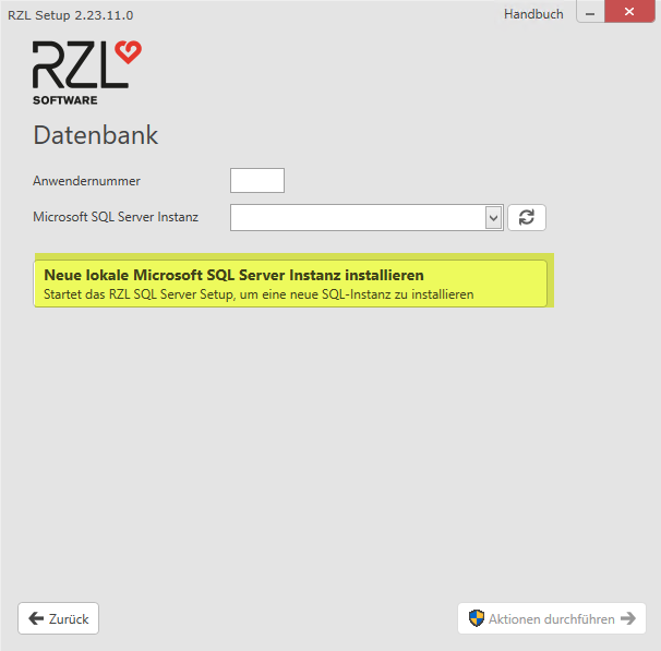 Installation - RZL Online Hilfe